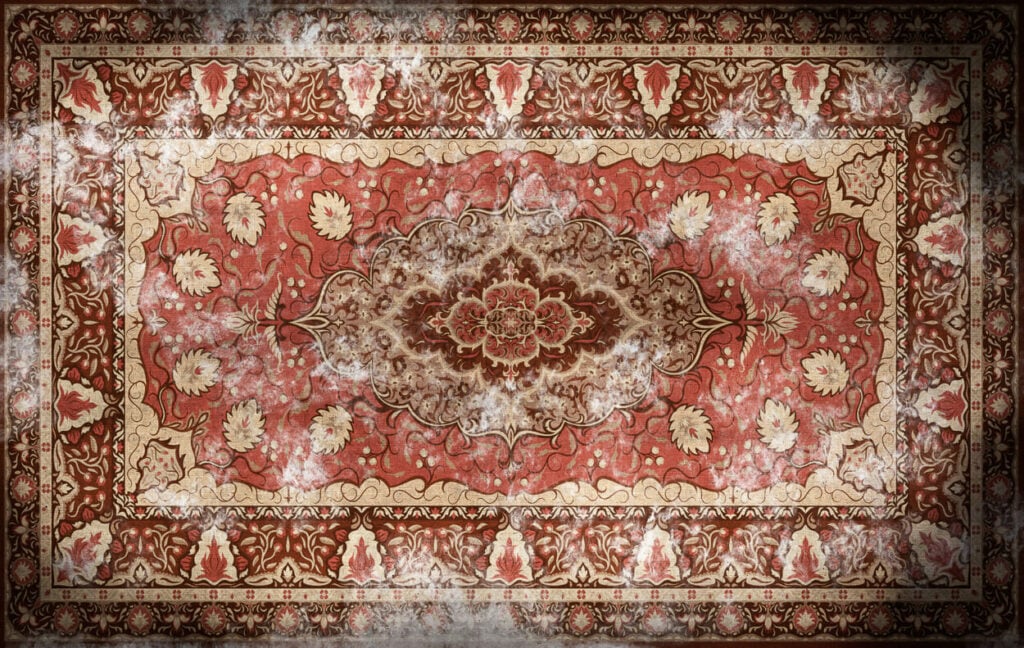 Dark ancient rug – Coordonné