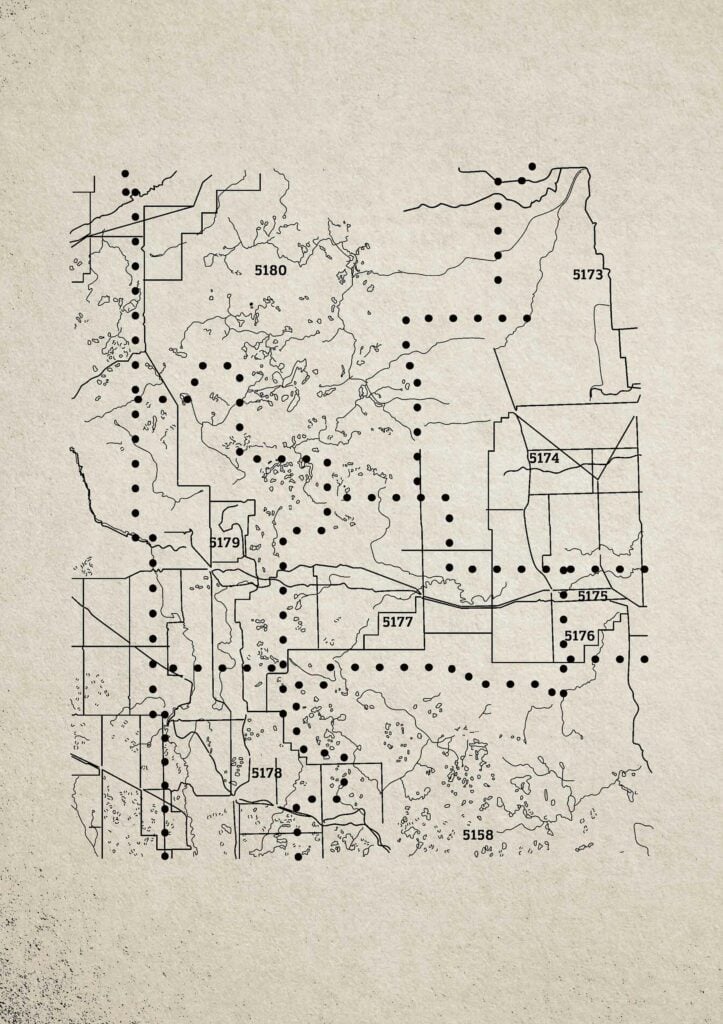 Dots map – Coordonné
