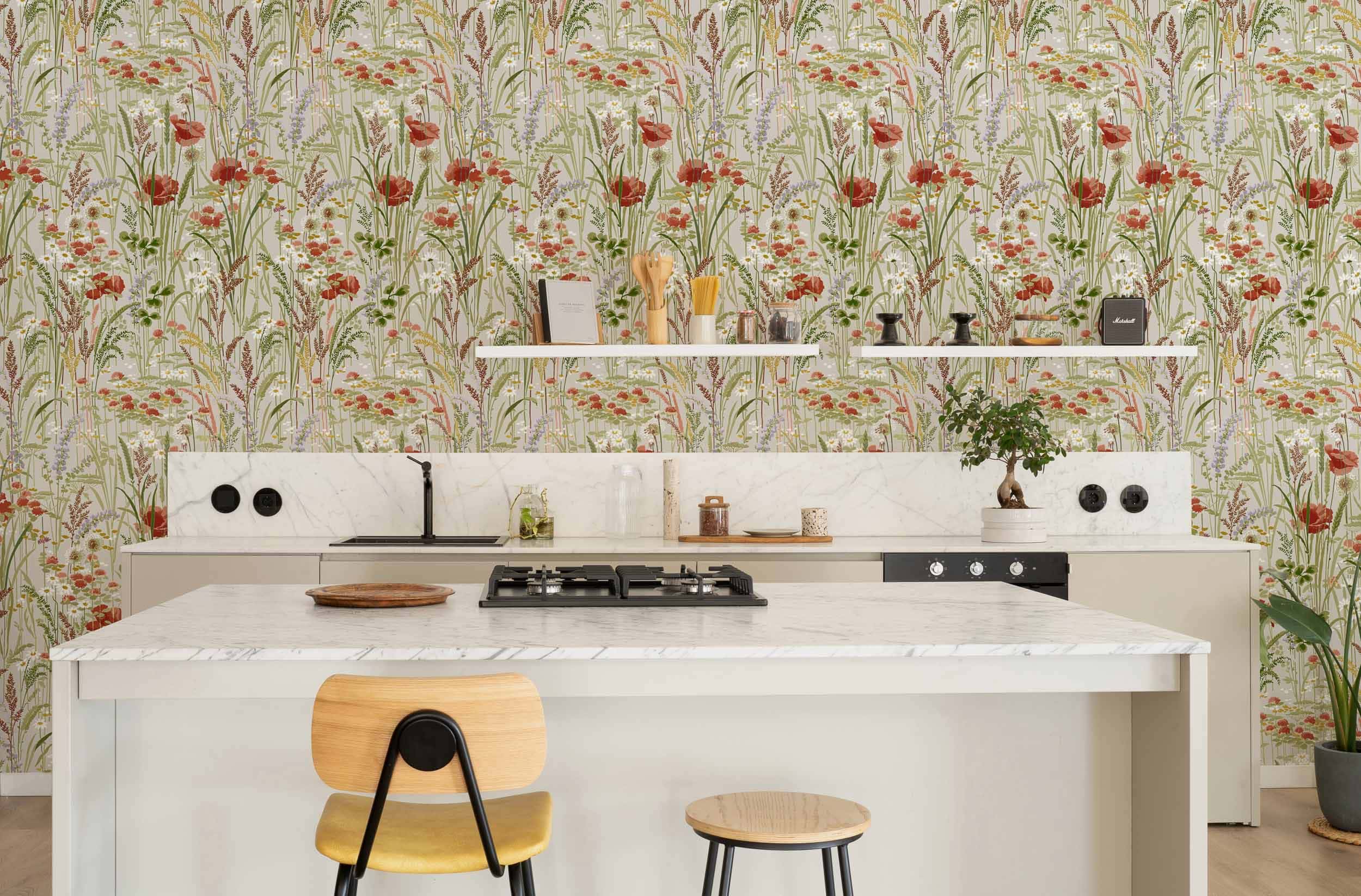 Wallpapers in the kitchen – Coordonné